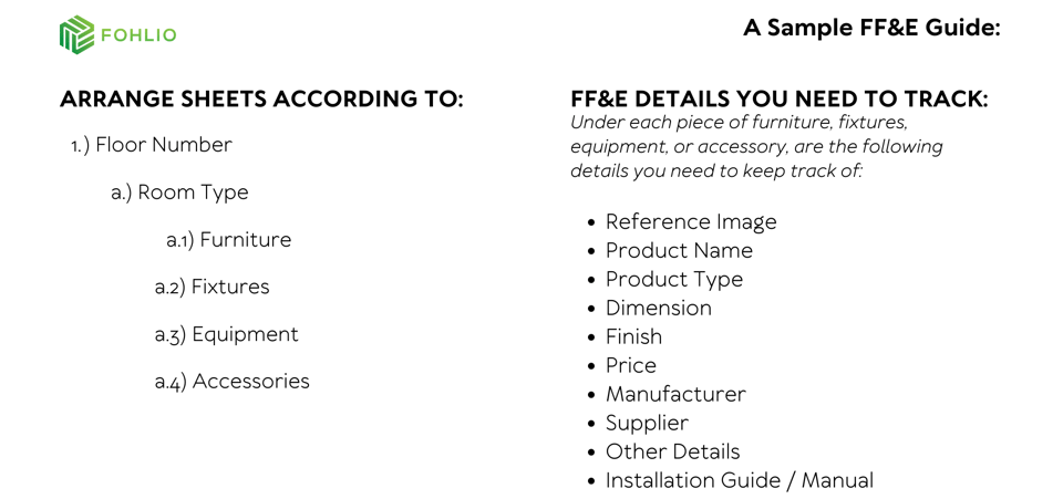 FF&E 101: How To Build The Ultimate Schedule