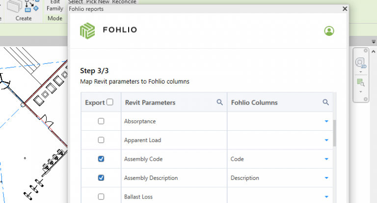 New: Export Revit Data to Fohlio for Better Budgeting and Specs