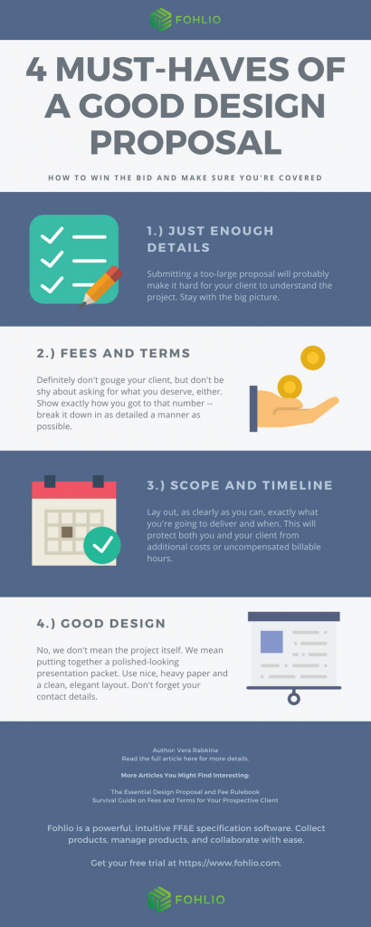 Infographic: 4 Must-Haves of a Good Design Proposal (And No, No ...